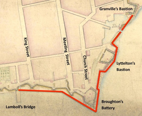 Charleston’s First Battery Sea Wall | Rediscovering Charleston's ...